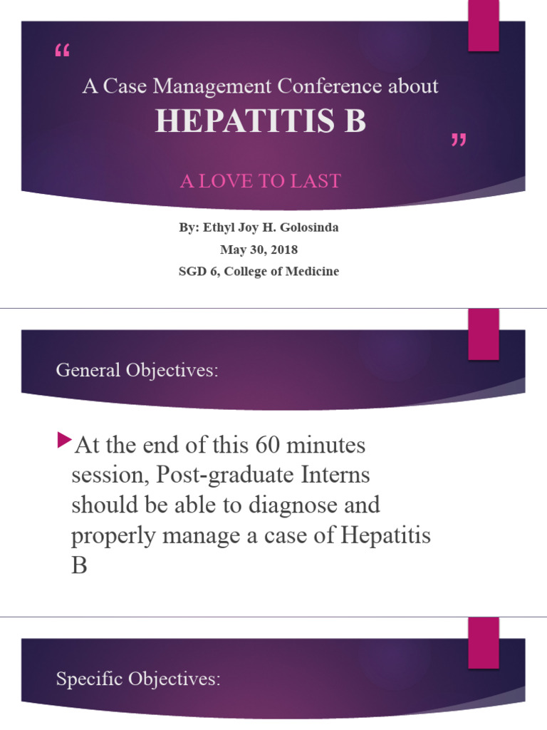 Cmc Hepa b - Final | Download Free PDF | Hepatitis B | Hepatitis