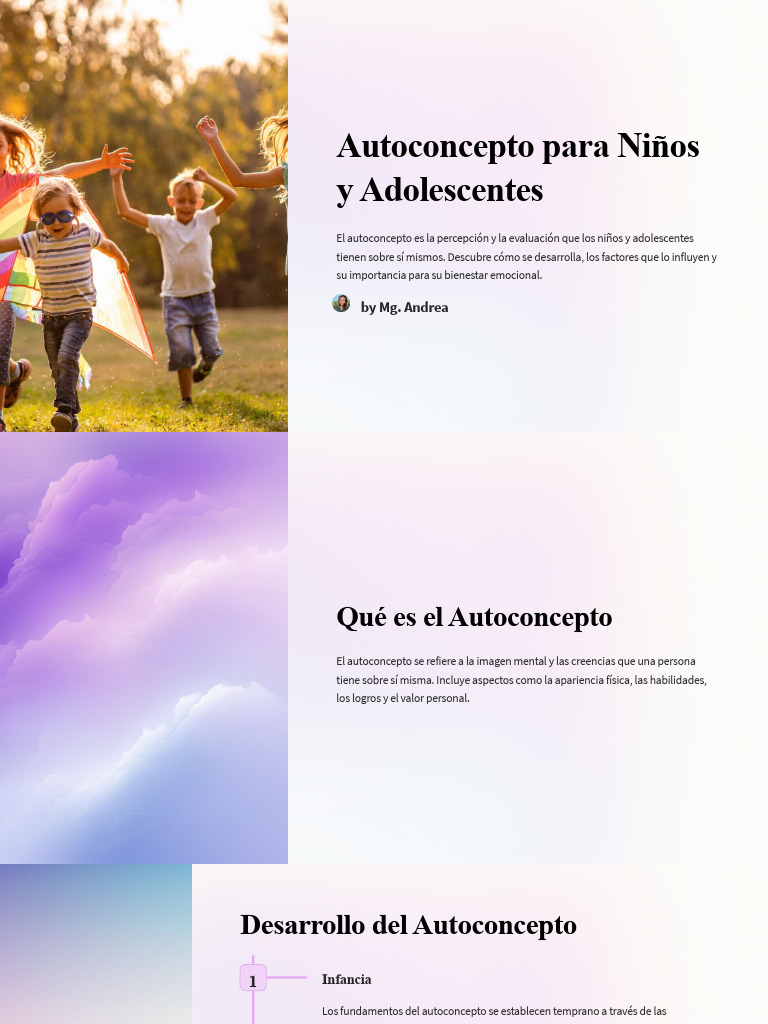Autoconcepto-para-Ninos-y-Adolescentes | PDF | Autoconcepto | Adolescencia
