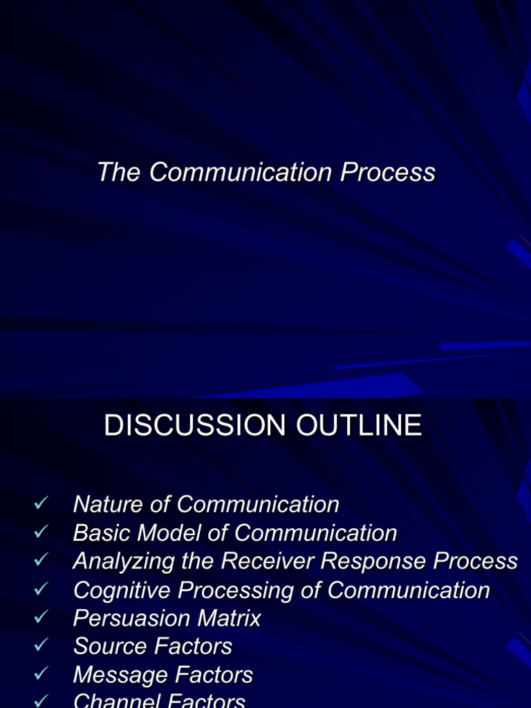 Comm-Process | PDF | Communication | Information