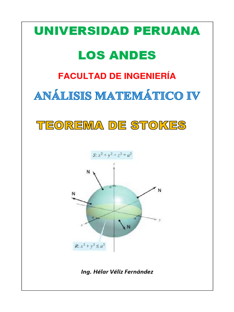 2 Teorema de Stokes Ejercicios Resueltos | PDF | Integral | Física Matemática