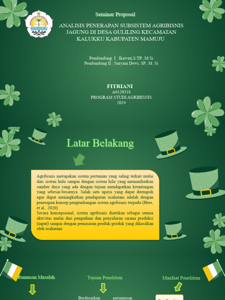 Ppt. Sempro | PDF | Bisnis