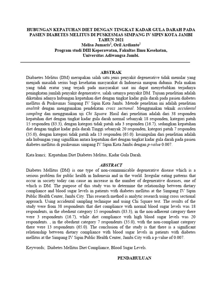 Jurnal Melisa B.indo | PDF | Kesehatan Holistik