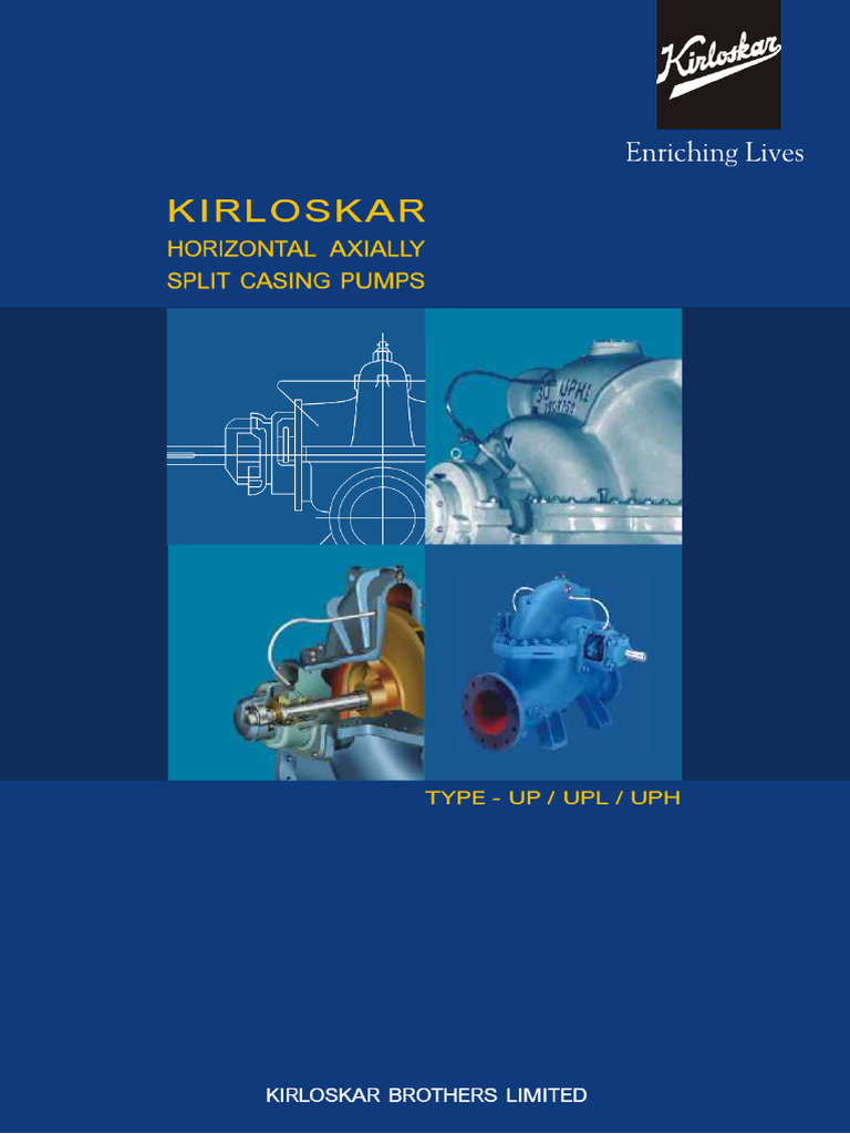 Kirloskar Horizontal Axially Split Casing Pumps - PDF | PDF