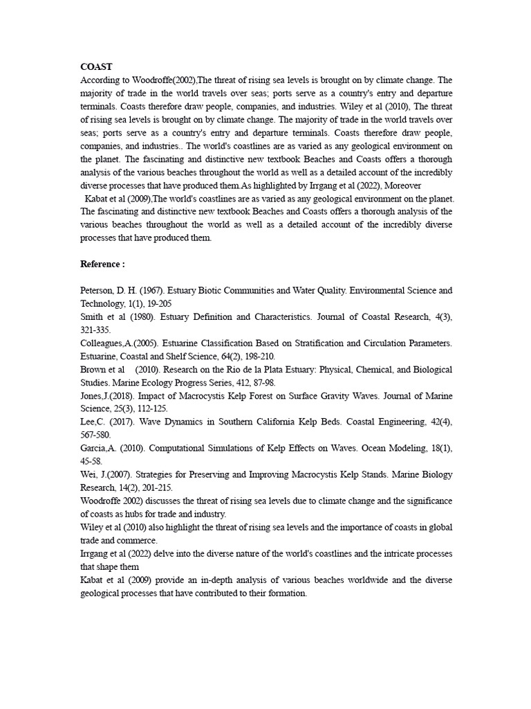 Carien | PDF | Coast | Estuary