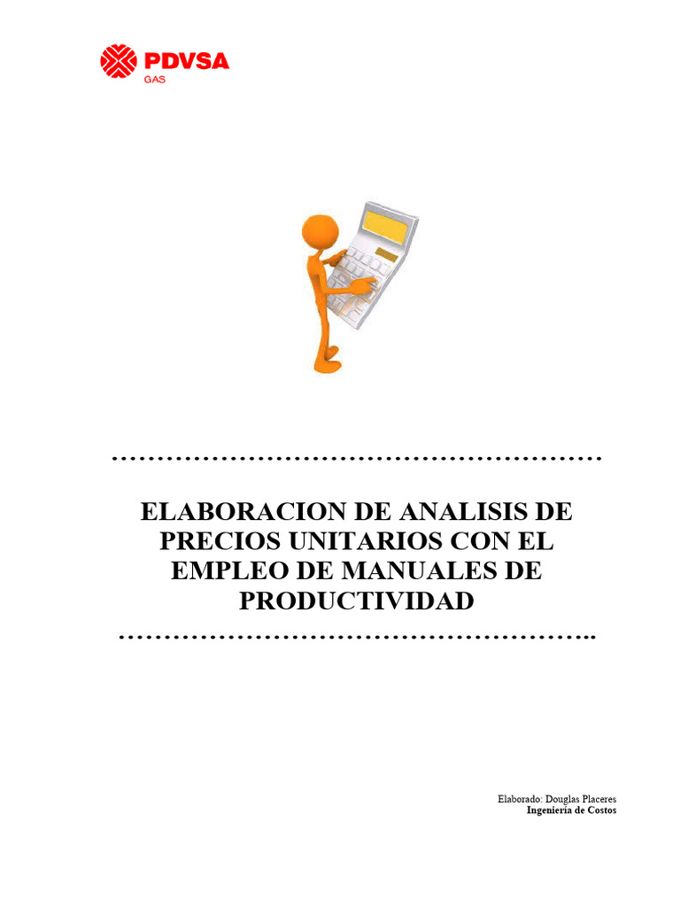 Manual Preparacion de APU | Descargar gratis PDF | Pintar | Salario