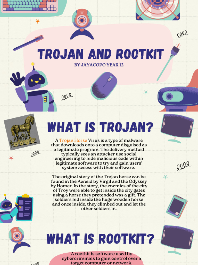 ICT - Trojan and Rootkit | PDF | Malware | Computer Virus