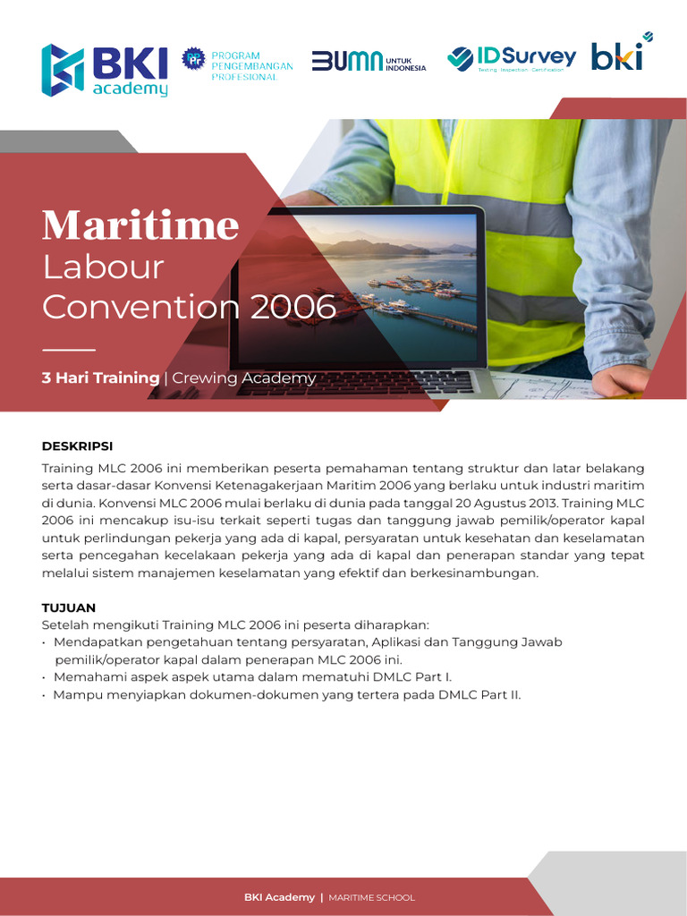 Pelatihan Konvensi Ketenagakerjaan Maritim | PDF