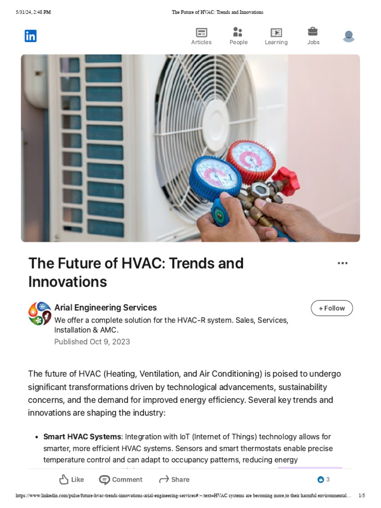 The Future of HVAC - Trends and Innovations | PDF | Efficient Energy ...