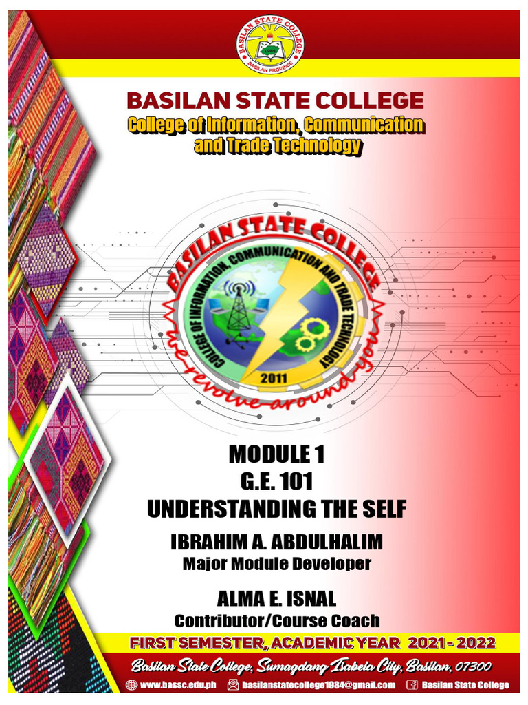 BSSW Ge 101 Module 1 | PDF | Self Concept | Learning