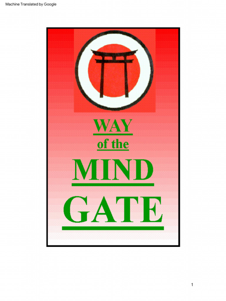 O Caminho Do Portão Da Mente - Ashida Kim | PDF | Pensamento | Sabedoria