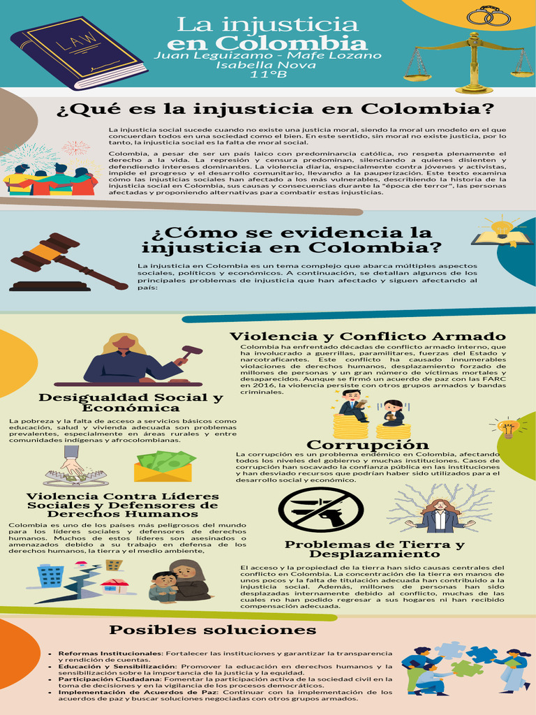 Injusticia y Conflicto en Colombia | PDF | Colombia | Corrupción política