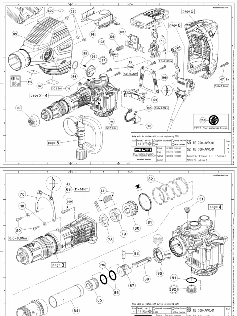 Te 700 Spare Parts PDF Science Mathematics