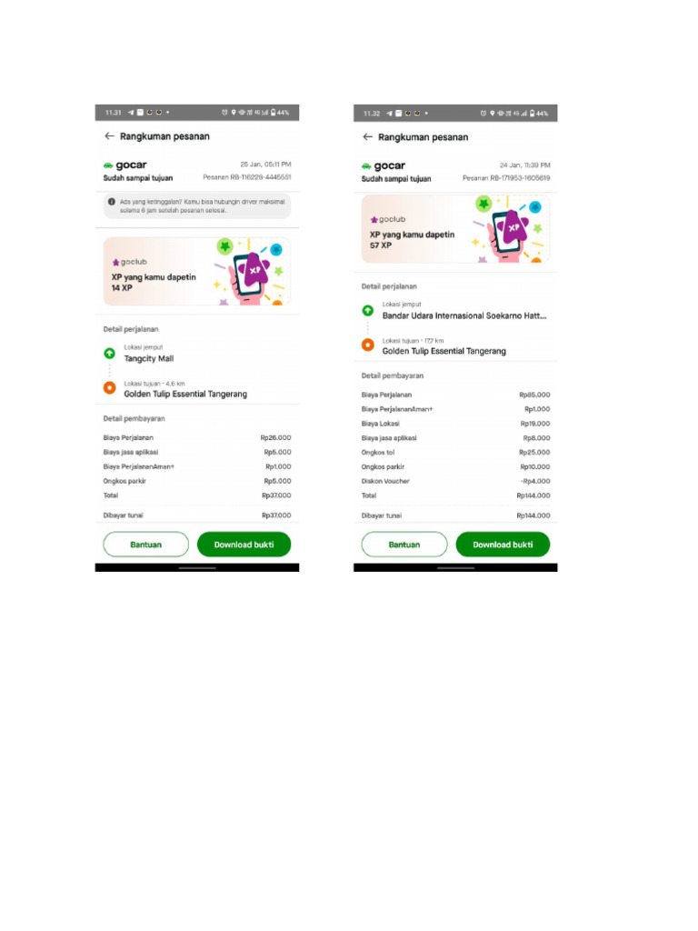 Gojek SPPD Januari | PDF