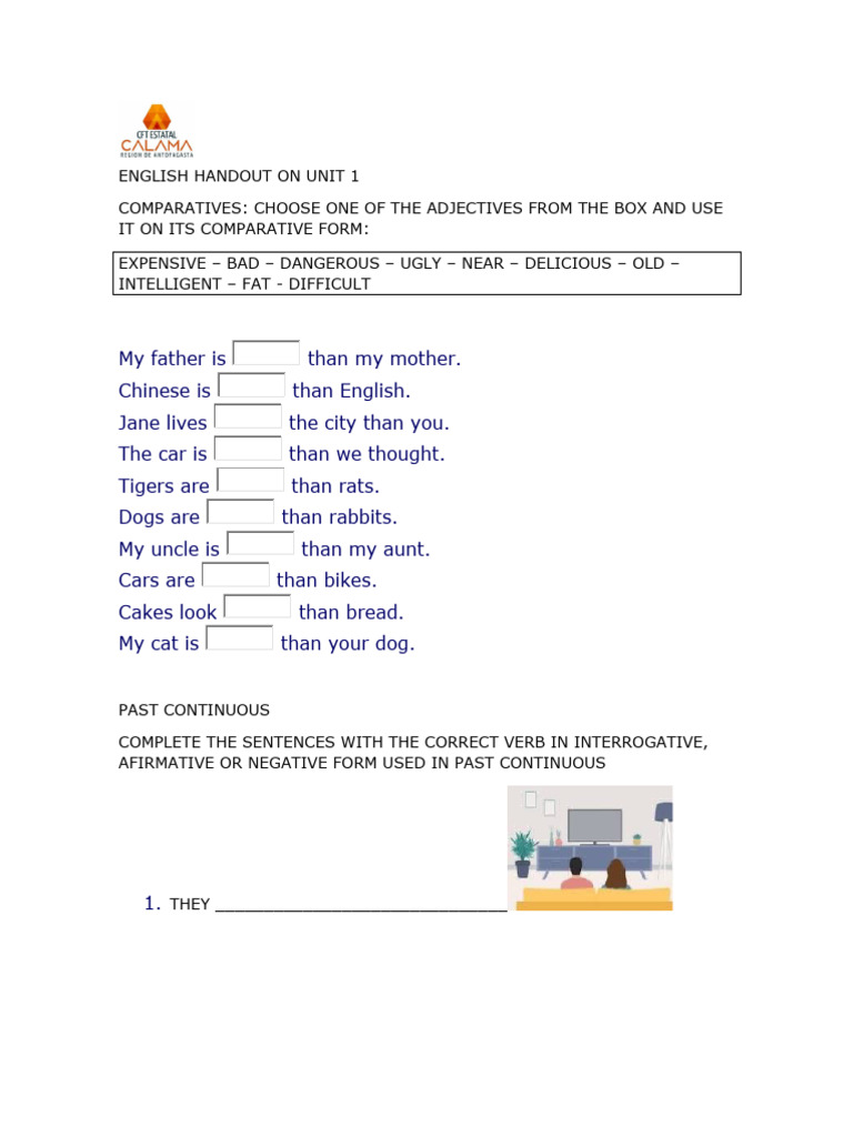 English 3 Handout On Unit 1 | PDF | Noun | English Language