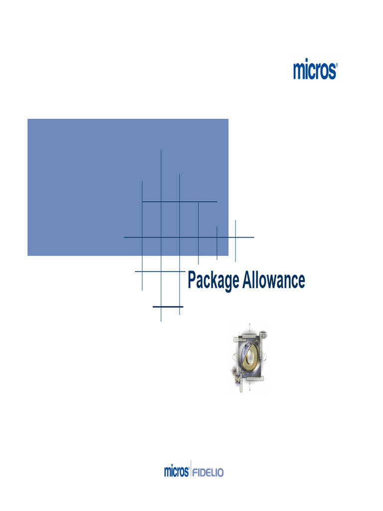 Opera Package Allowance Setup Guide | PDF | Point Of Sale | Market ...