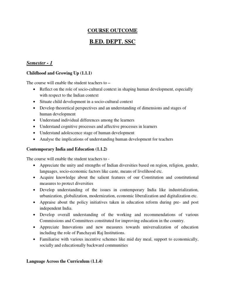Course Outcome | PDF | Educational Assessment | Learning