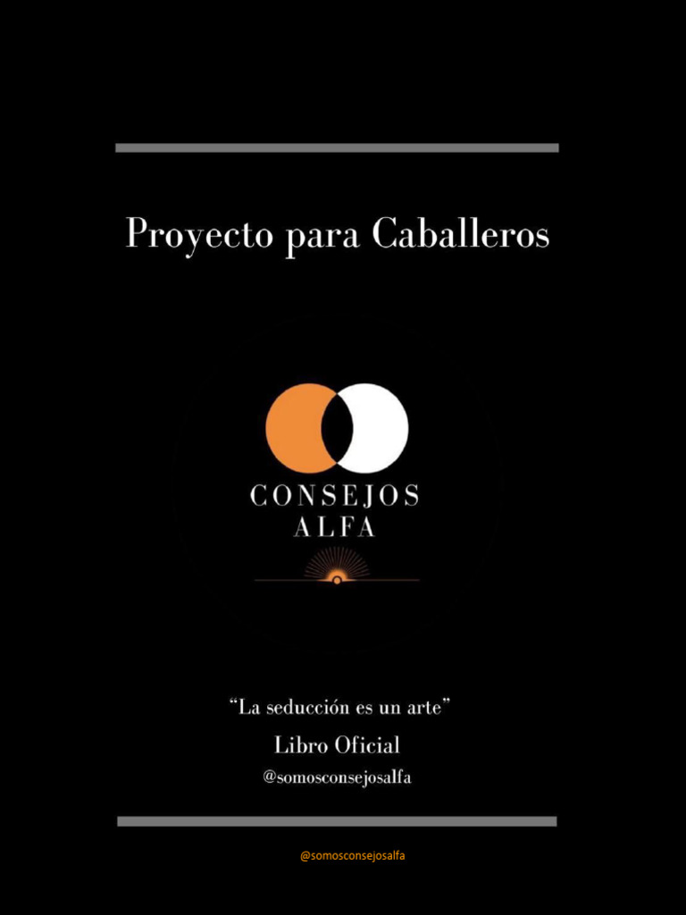 CONSEJOS ALFA - Proyecto para Caballeros | PDF | Clavo (anatomía) | Celos