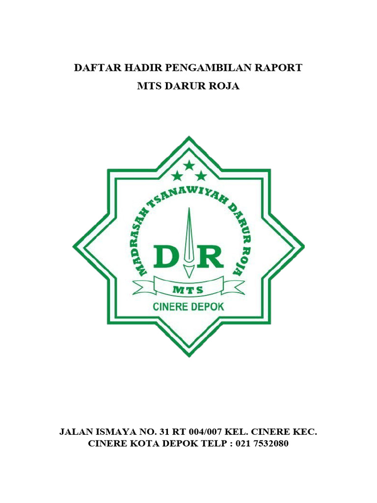 Daftar Hadir Pengambilan Raport | PDF