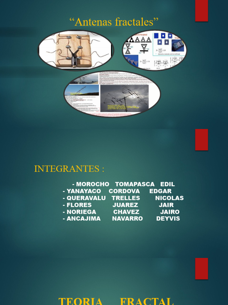 Antenas Fractales: Diseño y Propiedades | PDF | Antena (Radio) | Fractal