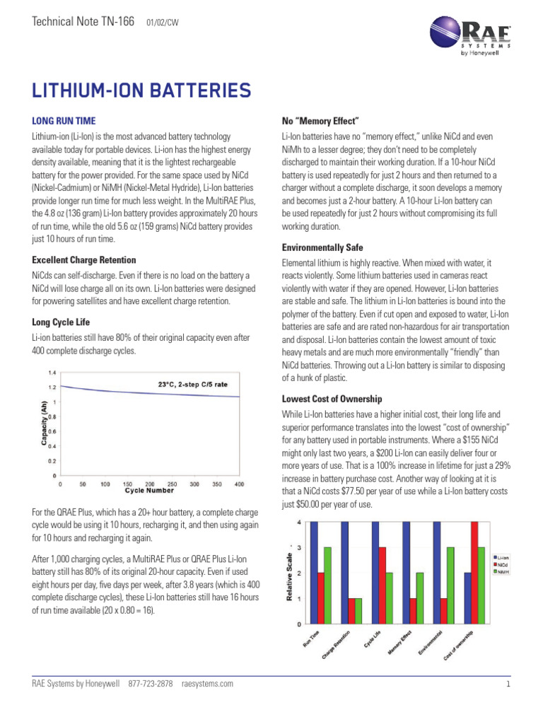 Technical-Note-166_Lithium-Ion-Batteries_01-02 | Download Free PDF | Lithium Ion Battery ...