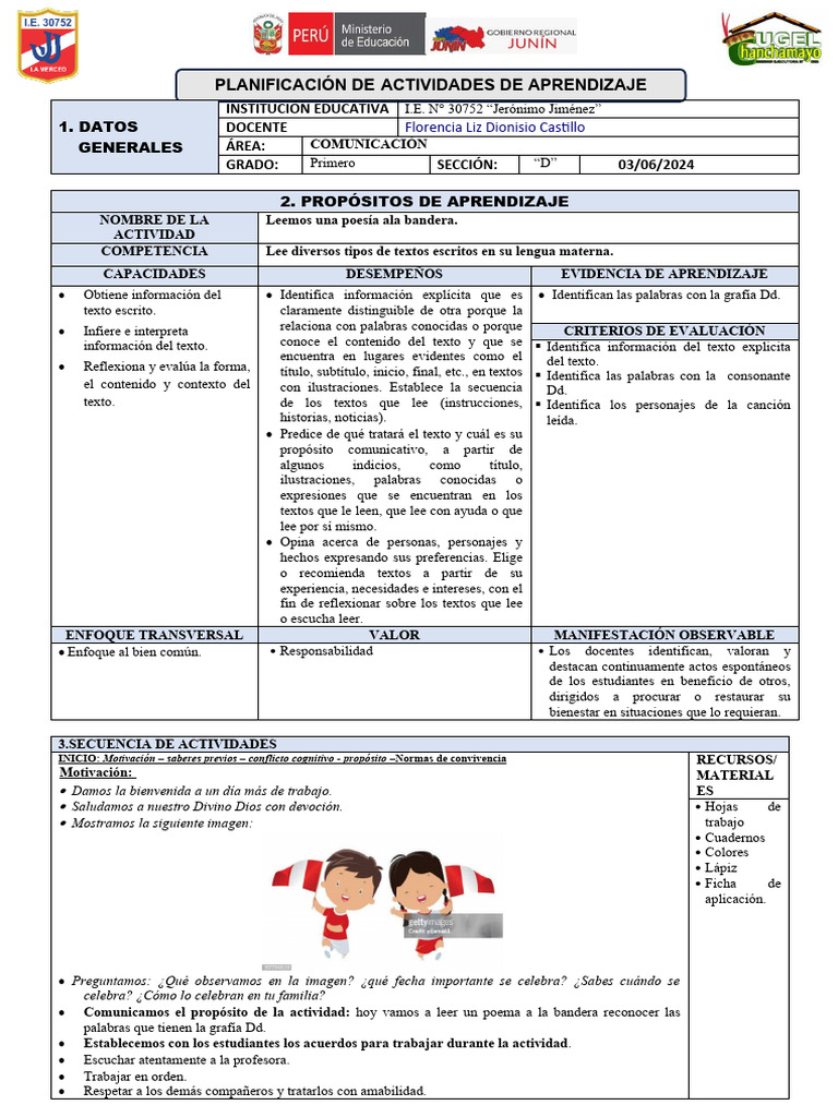 Sesion Leemos Un Poema | PDF | Aprendizaje | Evaluación Sesion Leemos Un Poema | PDF | Aprendizaje | Evaluación