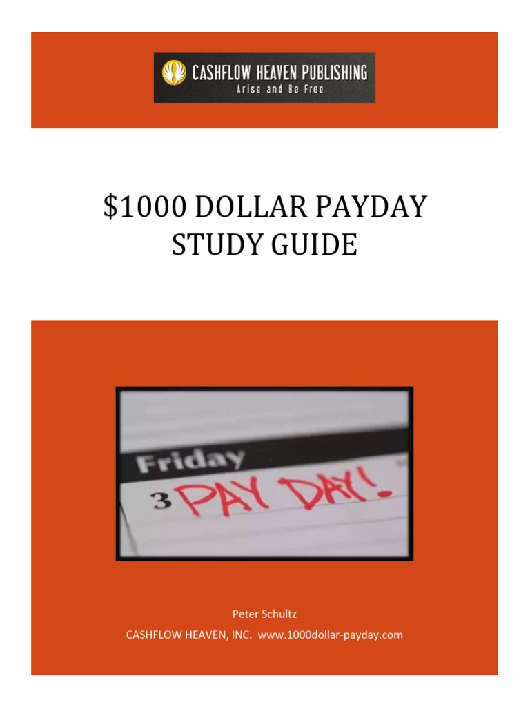 1000 Dollar Payday Study Guide | PDF | Option (Finance) | Risk