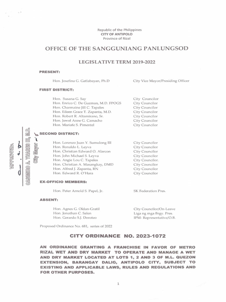 Antipolo Revenue Code | Download Free PDF | Taxes | Franchising