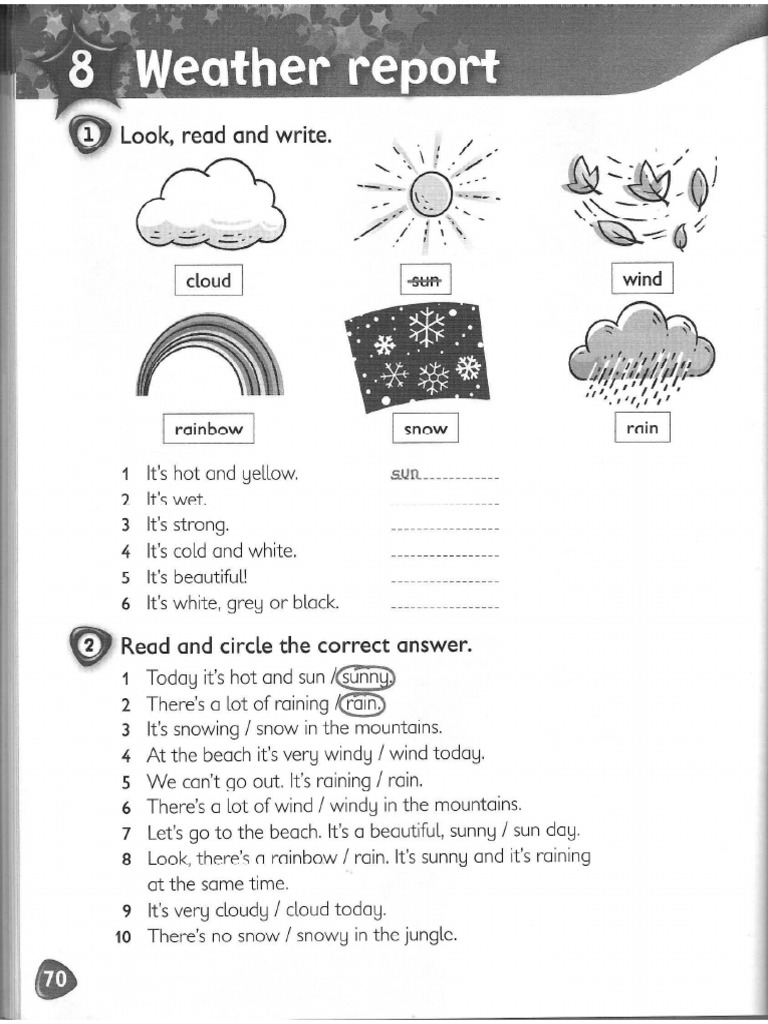 Unit 8. Weather Report | PDF