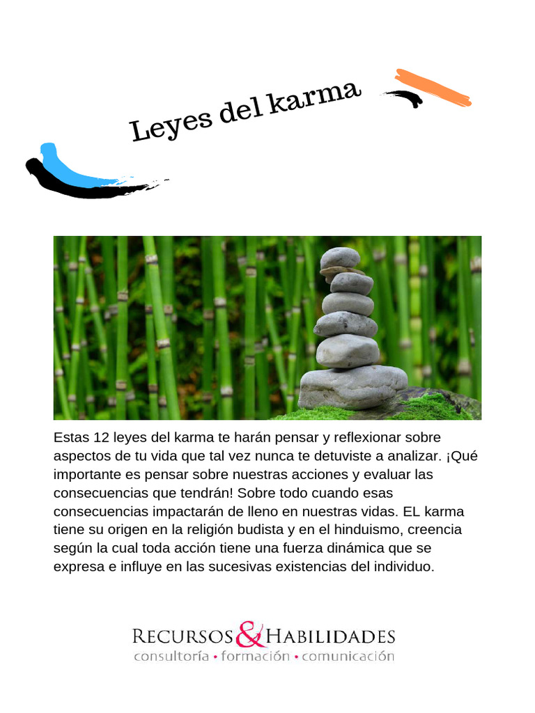 12 Leyes Del Karma | PDF | Karma