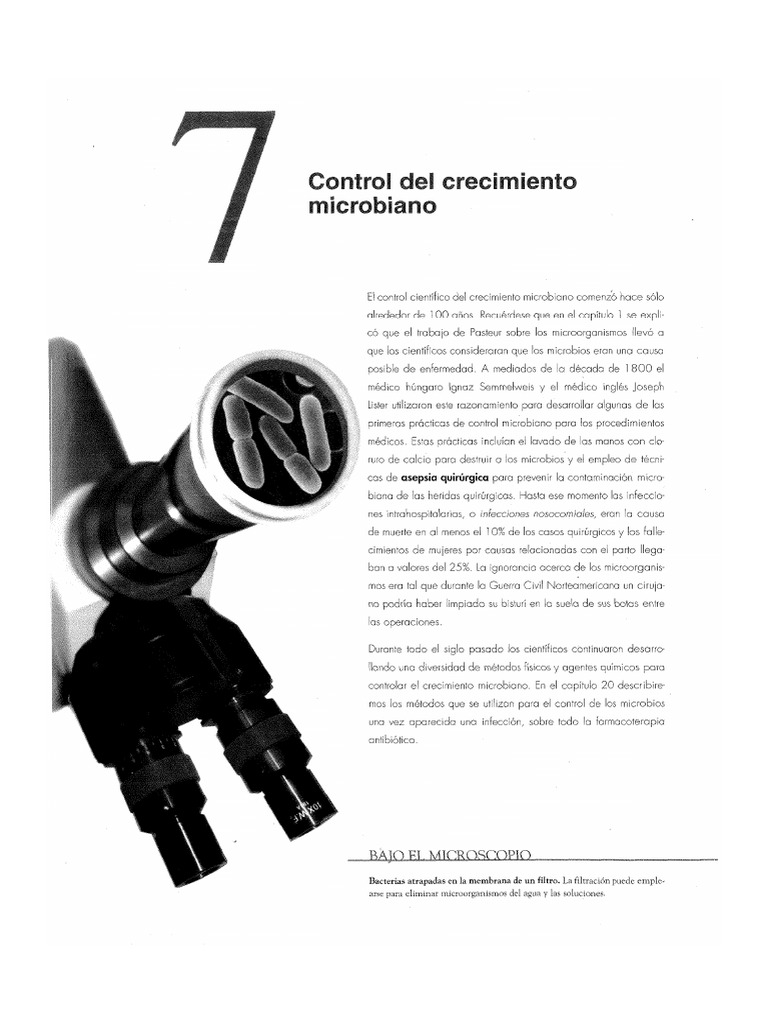 Control Del Crecimiento Microbiano | PDF