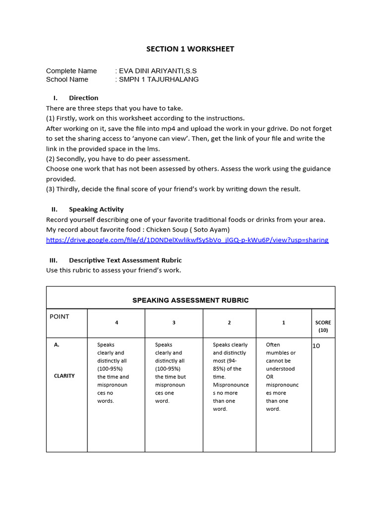 My Favorite Food | PDF | Human Communication