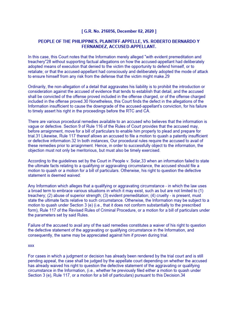 Bill of Particulars | PDF | Criminal Procedure In South Africa | Indictment