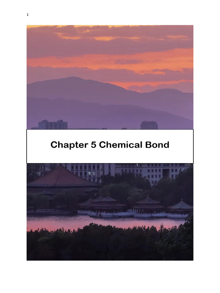 Chemical Bonds Overview | PDF | Chemical Bond | Ion