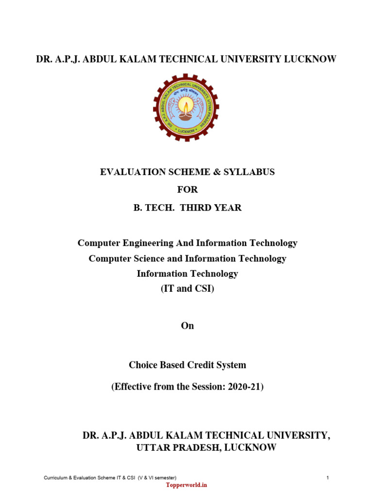 6th Sem Syllabus | PDF | Parsing | Relational Database