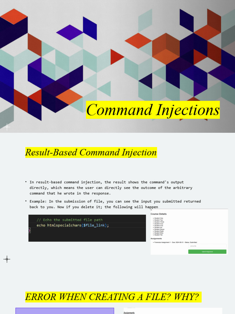 Command Injection Pdf