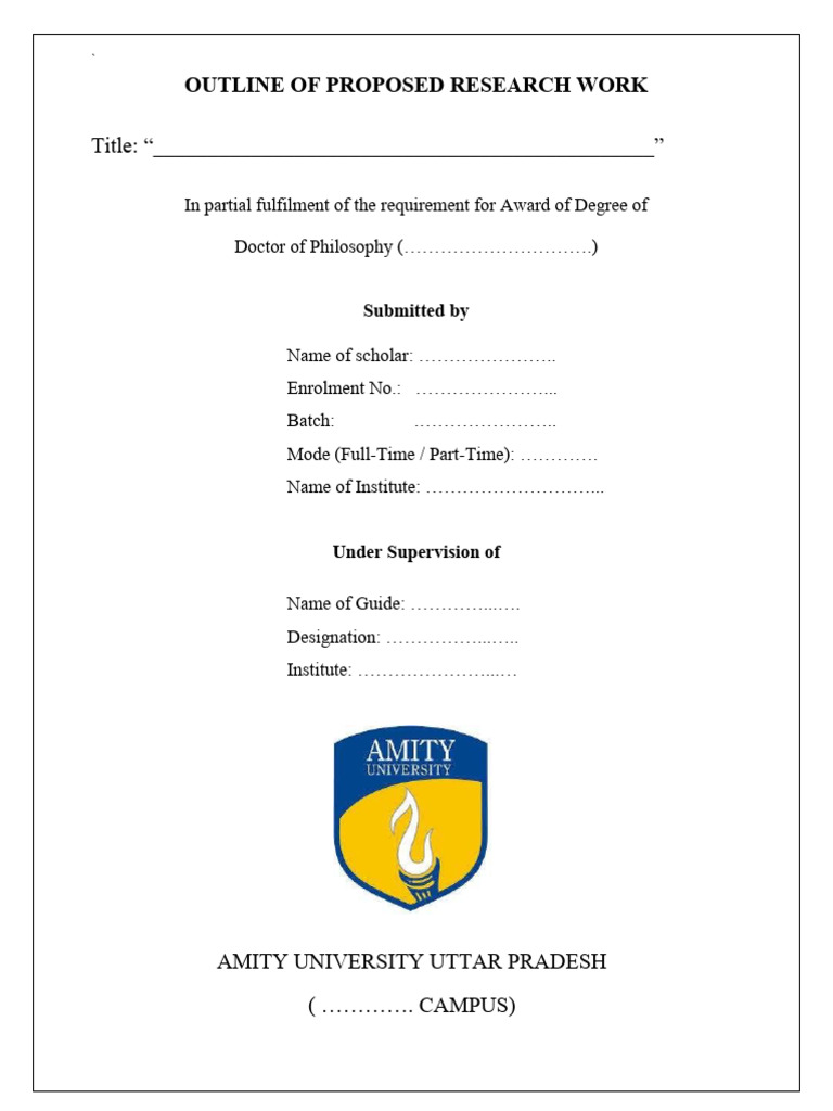 Synopsis Format | PDF | Computers