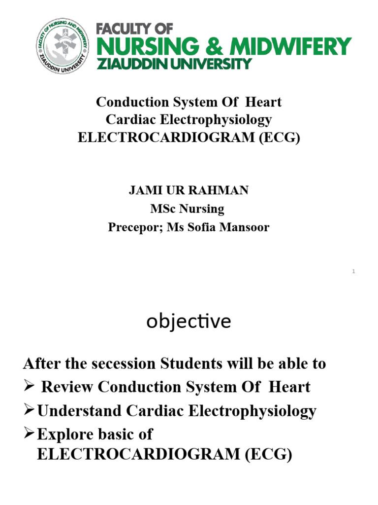 basics of ECG | PDF | Electrocardiography | Action Potential
