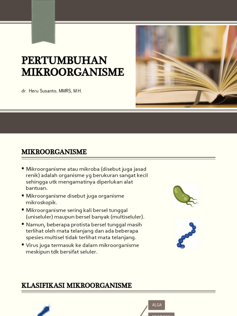 2-Pertumbuhan Mikroorganisme | PDF | Sains & Matematika
