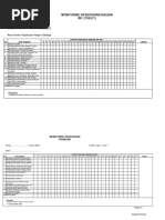 Checklist Monitoring Kebersihan | PDF