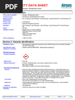 MSDS Un1002 Compressed Air | PDF | Safety | Occupational Safety And Health