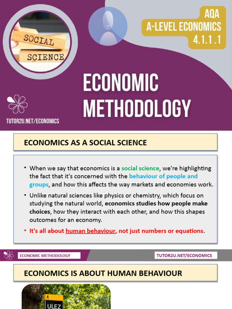Understanding Economics as a Social Science | PDF | Economics | Economies