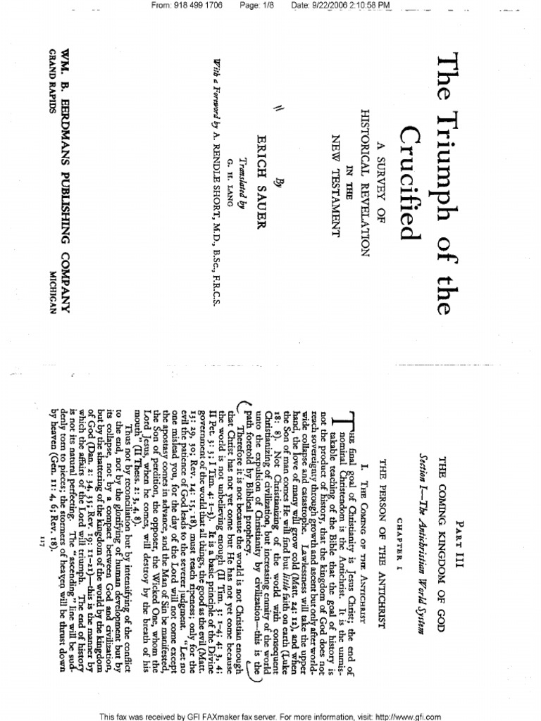 Eric Sauer_The Anti-Christ (1) | PDF