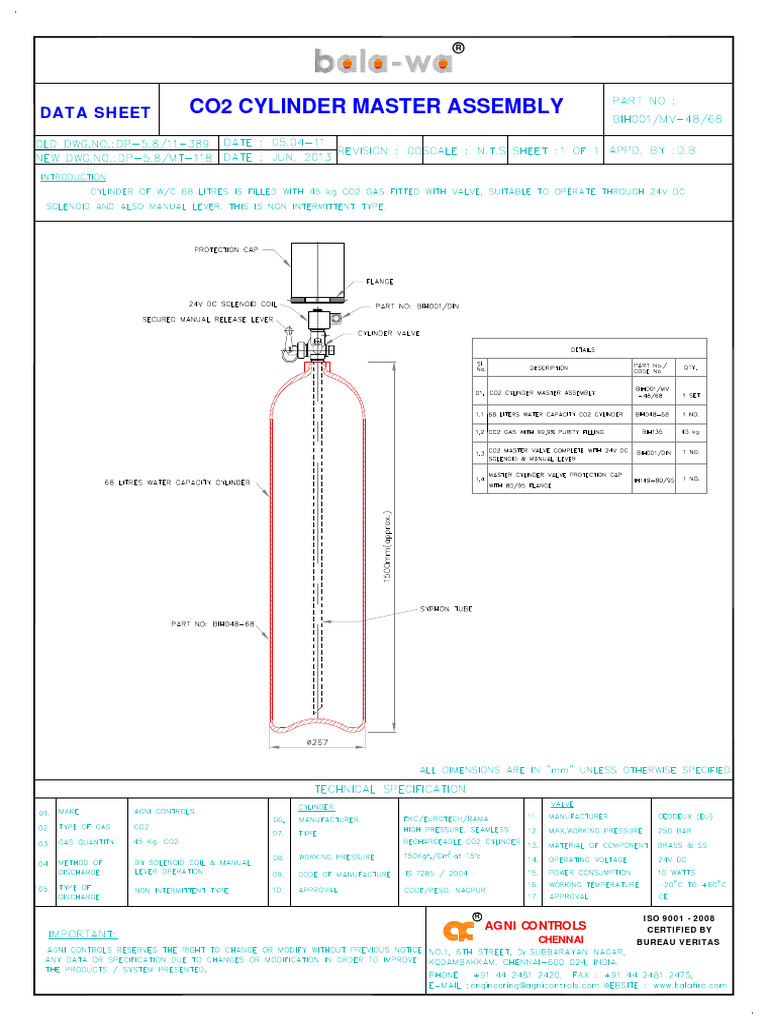 Annexure-A Technical Data Sheets | PDF | Equipment | Manufactured Goods