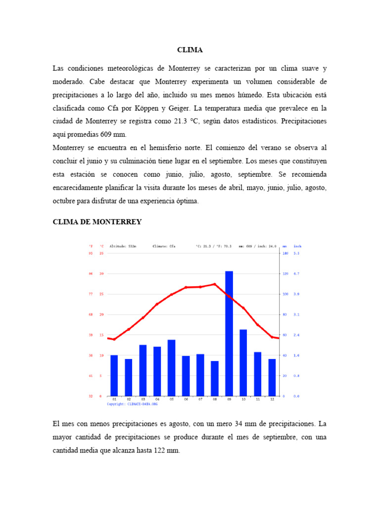 CLIMA | Descargar gratis PDF | Clima | Precipitación