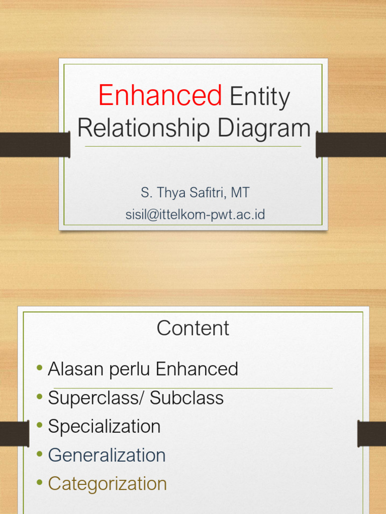5 - Enhanced Entity Relationship Diagram | PDF
