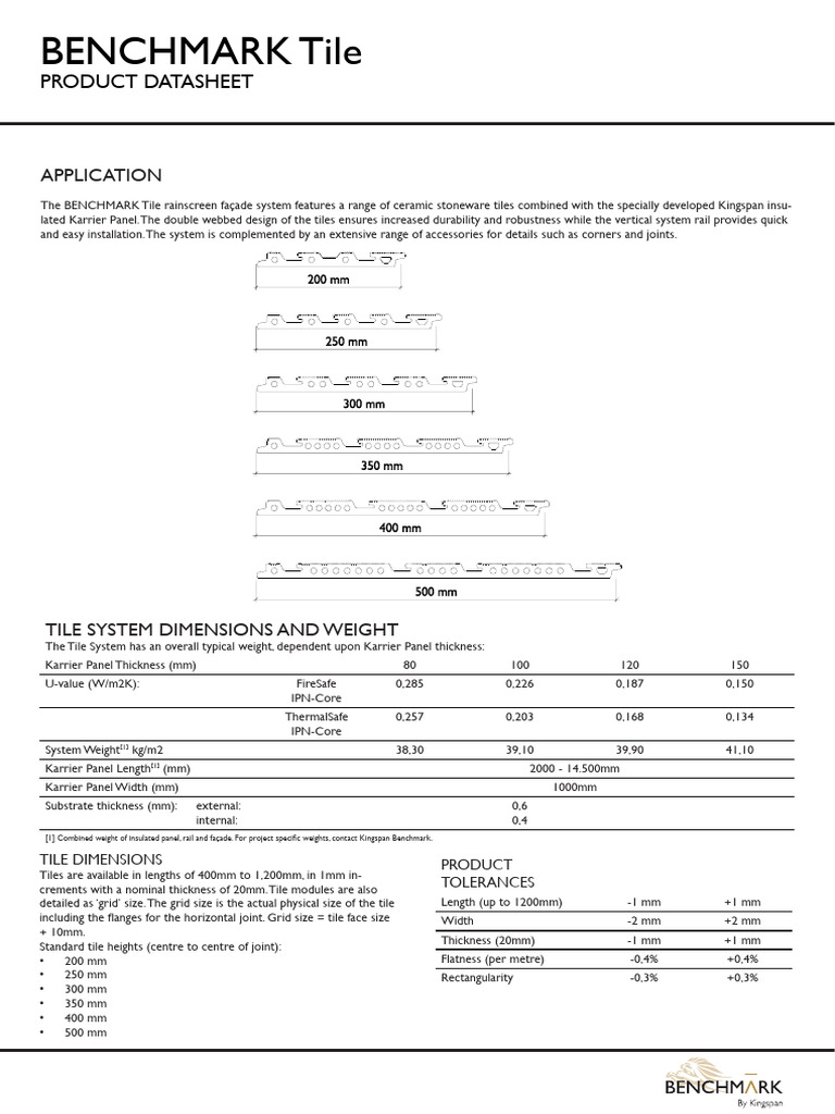 Benchmark Tile | PDF | Tile | Pallet