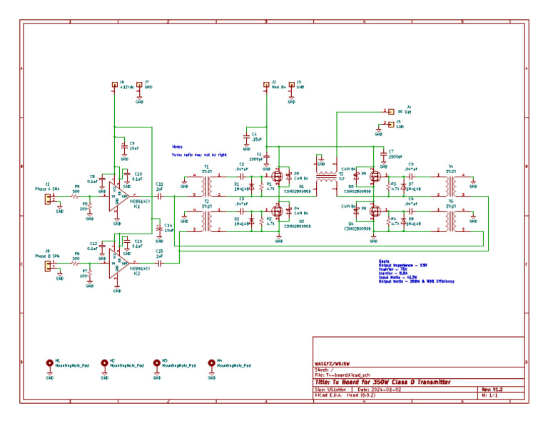 TX Board Schematic V1.2 | PDF