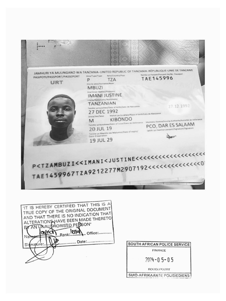 Passport Scanned | PDF