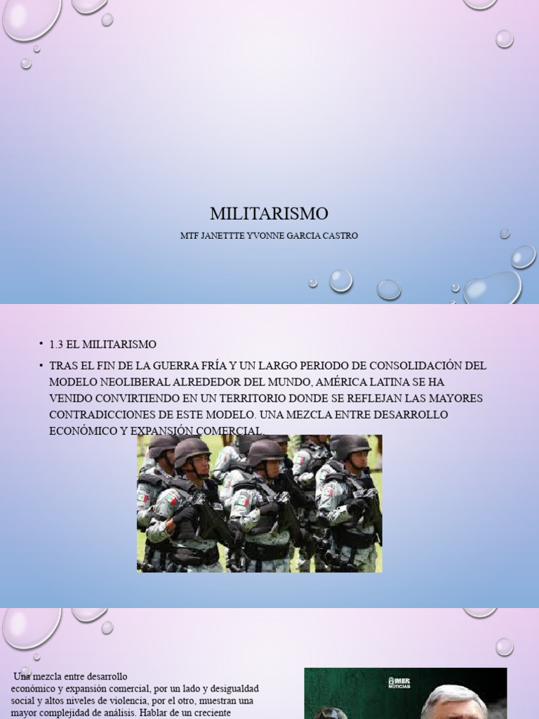 Militarismo | PDF | America latina | Presupuesto militar