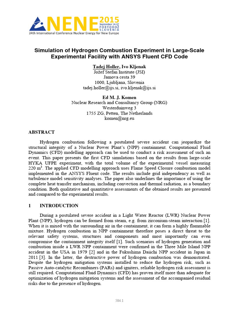 Simulation with ANSYS Fluent CFD Code | PDF | Continuum Mechanics ...